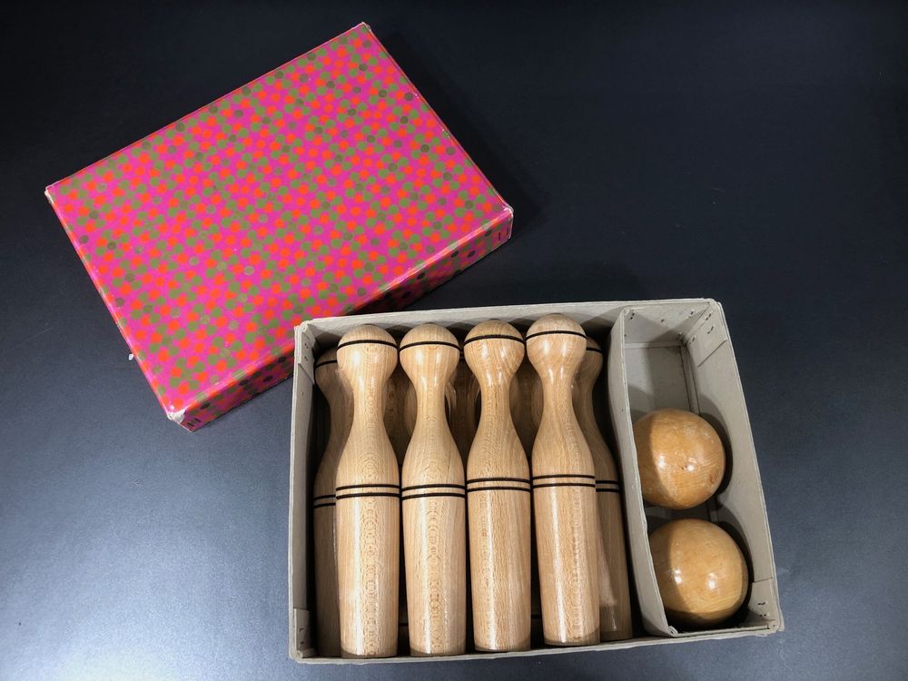 ⭐ Kegel-Set für Kinder, schön gemacht, Massivholz (Gebraucht) in ...