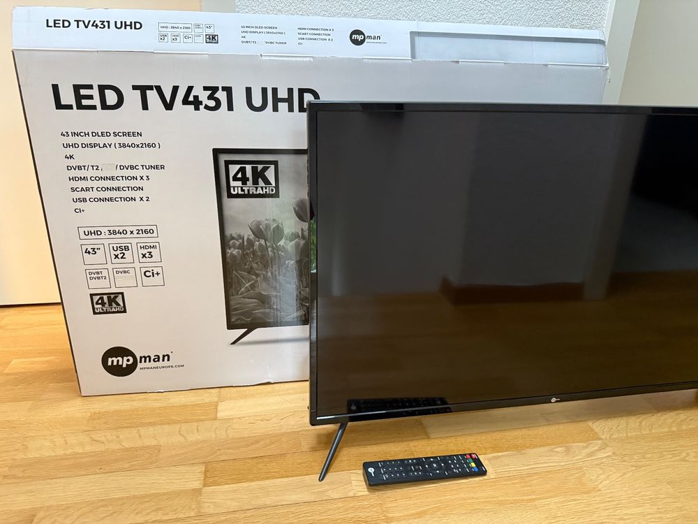 Télé 4k UHD MpMan (D'occasion) à Bourguillon pour CHF 135 – retrait ...