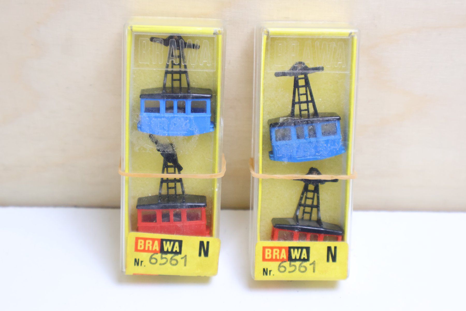 BRAWA Elektro Seilbahn Gondel Set - 2 x 6561 - Rarität (Gebraucht) in ...