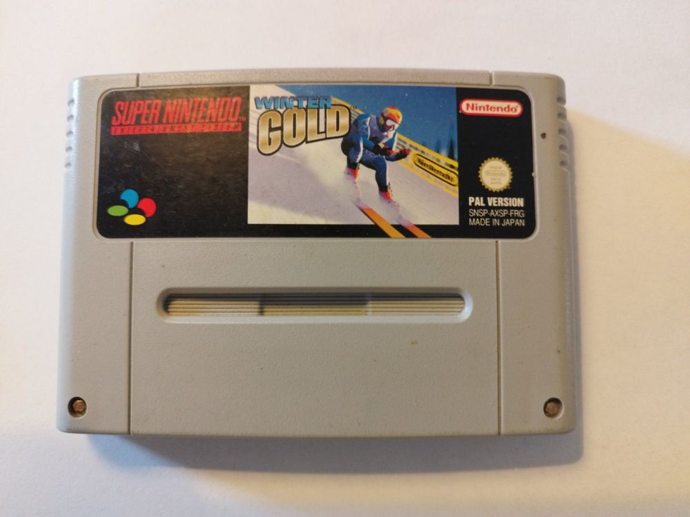 SNES Winter Gold Modul PAL Version Top Zustand (Gebraucht) in Basel für ...