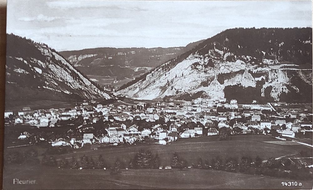 Alte Ansichtskarte von Fleurier, Edition Guggenheim,Zürich. (Gebraucht) in Siebnen für CHF 12 ...