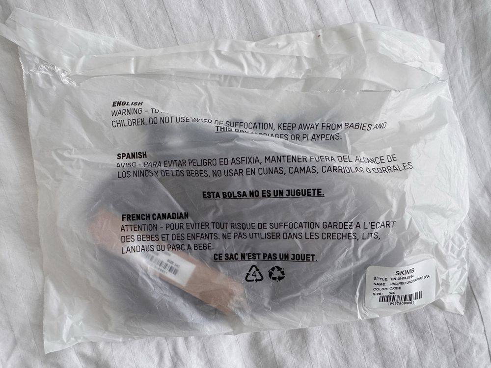 SKIMS Underwire Bra - Oxide - 34C - New with Tags! 🤎 (Neu und ...