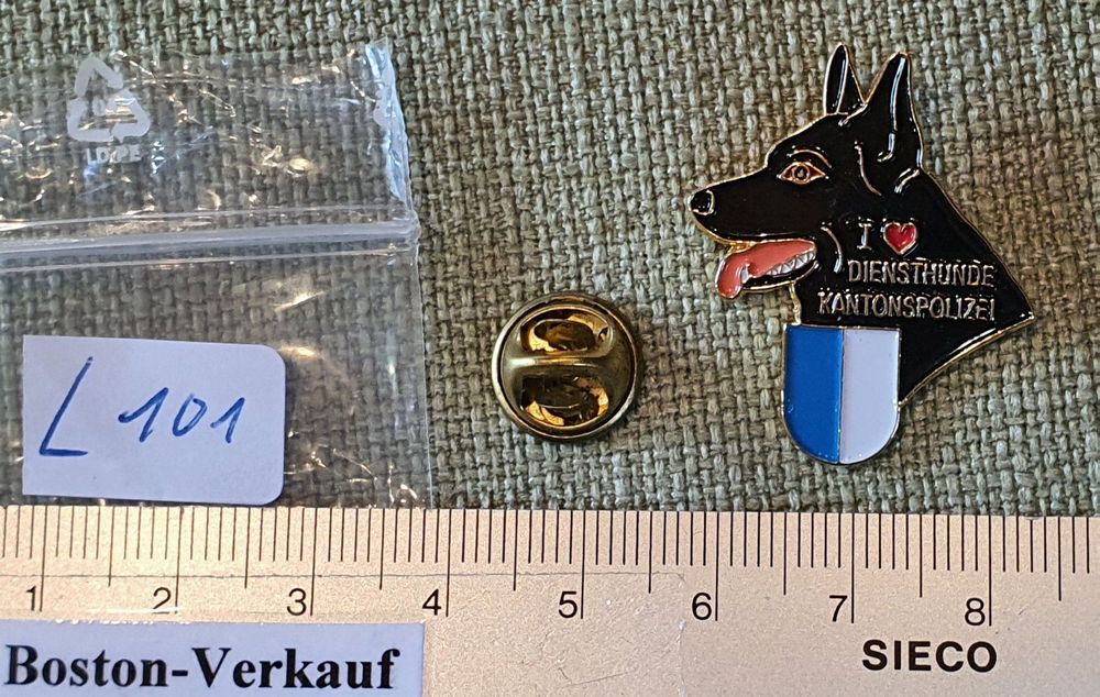 L101 Pin I Like Diensthunde Kantonspolizei Luzern (Gebraucht) in Reinach BL für CHF 2 – mit ...