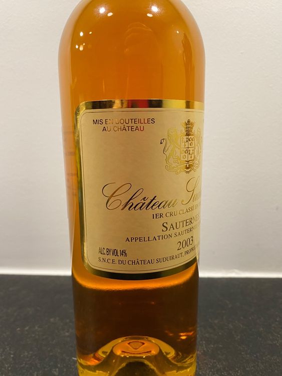 Château Suduiraut Sauternes (Premier Grand Cru Classé) (Neu und originalverpackt) in Lausanne ...