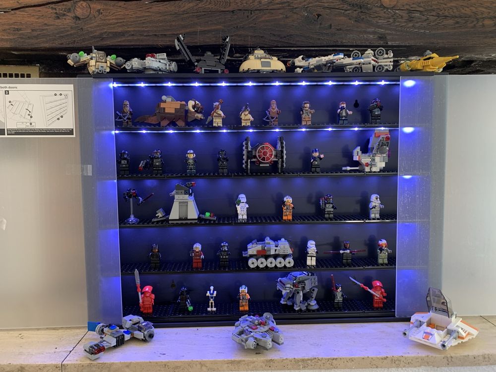 Top Lego Star Wars Minifiguren Set mit beleuchtete Rahmen (Gebraucht ...