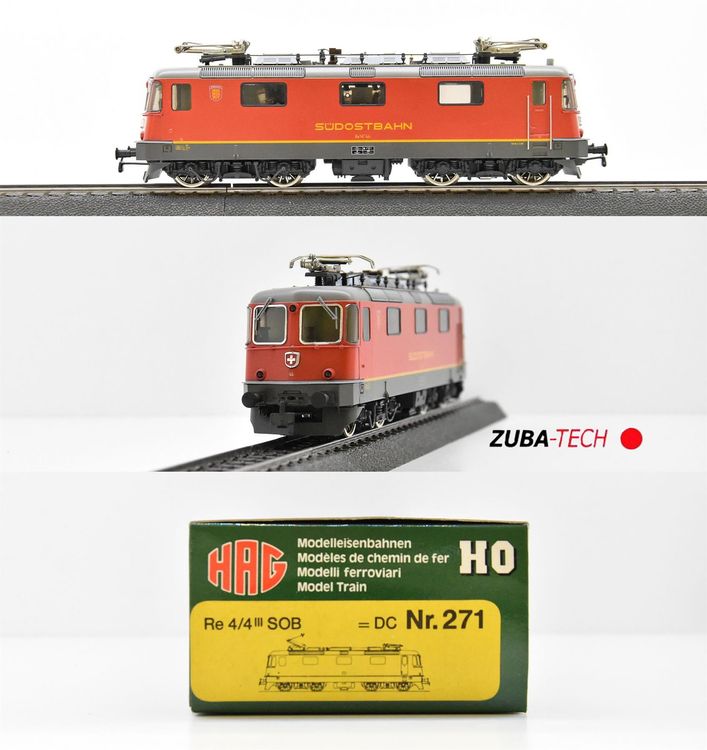 HAG 271 E-Lok Re 4/4 III 44 SOB H0 GS OV (Gebraucht) in St. Gallen für ...