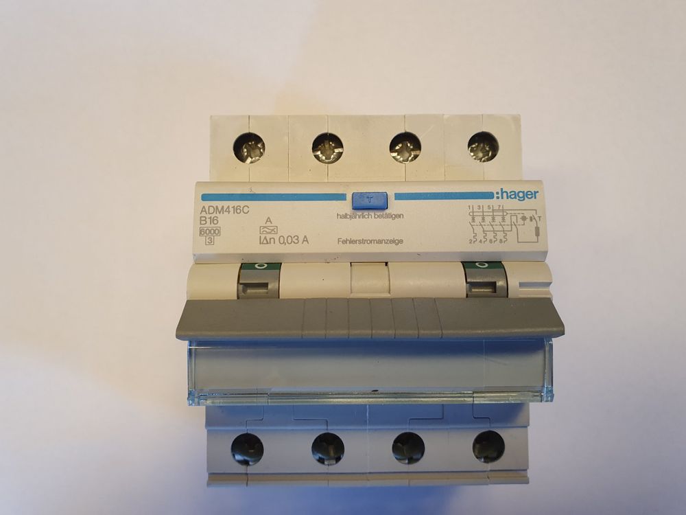 Hager FI/LS ADM 416C B16 (Gebraucht) in Besenbüren für CHF 43 – mit ...