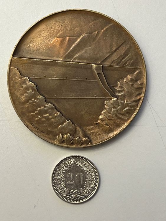 Grosse Medaille Kraftwerk Handeck II Oberhasli (Gebraucht) in Wollerau ...