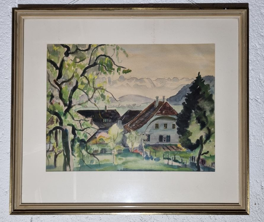 Aquarell signiert | Kaufen auf Ricardo