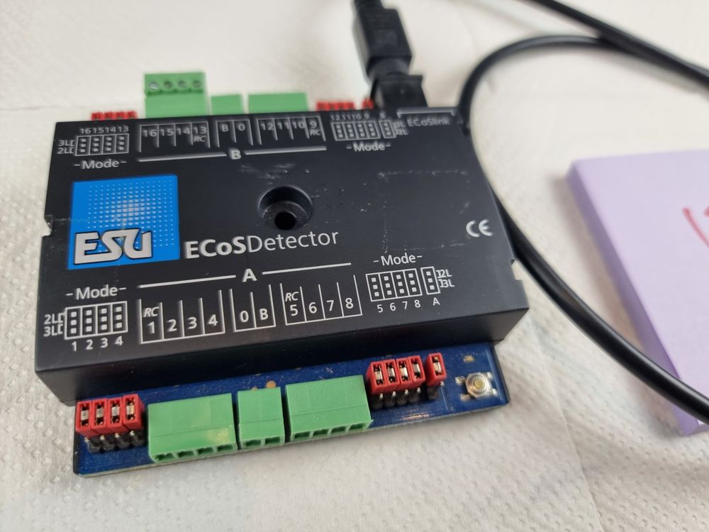 ESU 50094 ECoS Detector Rückmeldemodul mit 4 RC Eingängen (Neu (gemäss ...