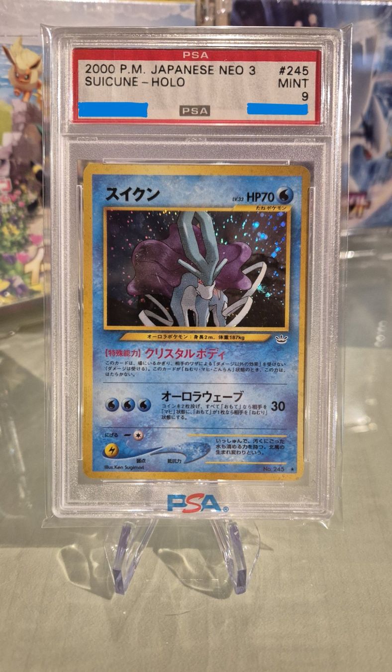 Pokémon Holo Karte Suicune Neo 3 PSA 9 Japanisch 2000 (Gebraucht) in ...