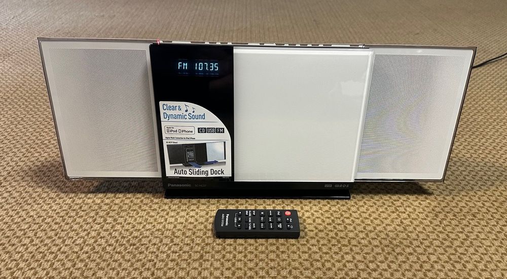 CD Mini Stereo-System Panasonic SC-HC37 in Weiss | Kaufen auf Ricardo