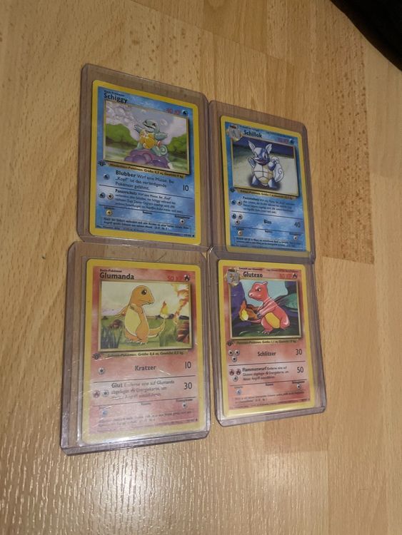 Pokemon First Edition Starter (Gebraucht) in greppen für CHF 105 – mit ...