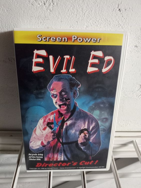 VHS EVIL ED SCREEN POWER VIDEO UNCUT HORROR COMEDY (Gebraucht) in ...
