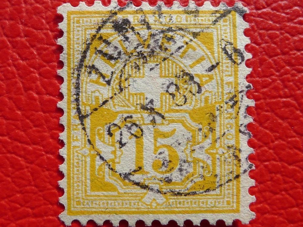 1883: Nr.63A mit sauberem Stempel von ZÜRICH, Kat: 60.- (Gebraucht) in ...