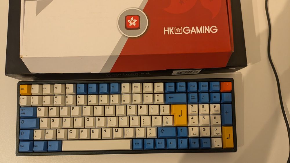 Keychron K4 V2 ISO DE Layout + Keycaps von HK Gaming (Gebraucht) in ...
