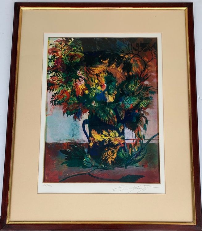 Ernst Fuchs Lithographie Handsigniert (Gebraucht) in Root für CHF 55 – mit Lieferung auf Ricardo ...