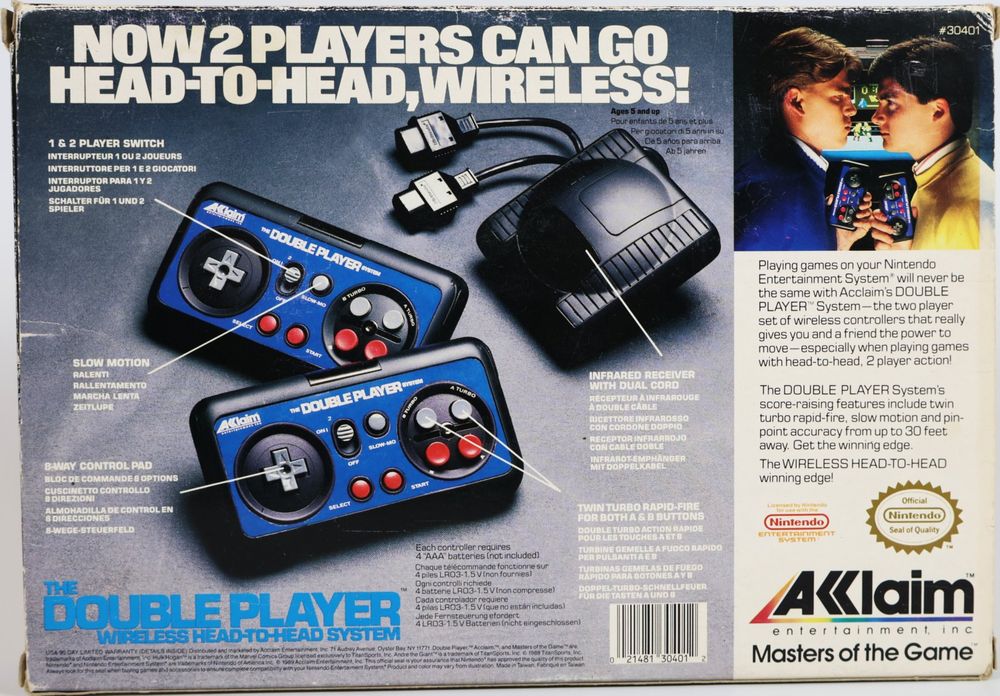 🔥 Nintendo Double Player Wireless Head System wie Neu! 🔥 (Gebraucht) in ...