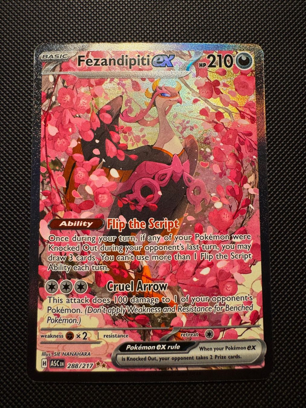 Fezandipiti EX SAR 288/217 ASC Ascended Heroes NM ENG ab 1fr (Gebraucht ...