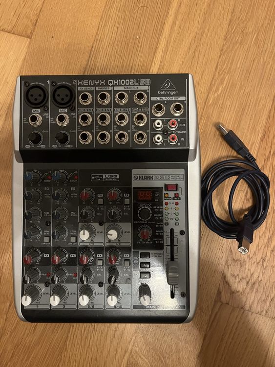 Behringer XENYX QX1002 USB Mixer inkl USB kabel (Gebraucht) in ...