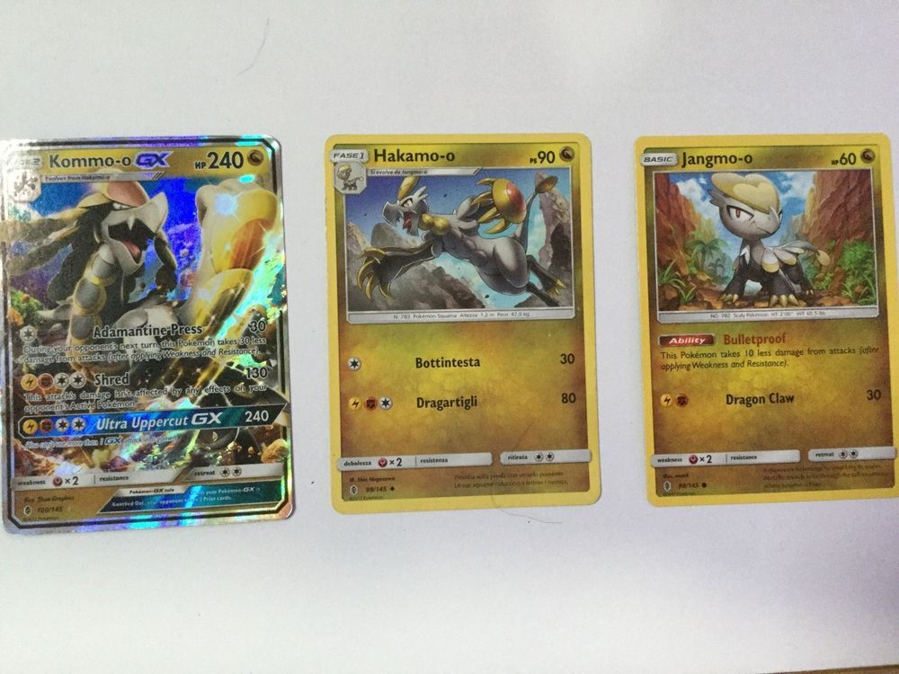 Pokémon Kommo O Gx Hakomo O Jangmo O Gebraucht In Berikon Für Chf 7 Mit Lieferung Auf