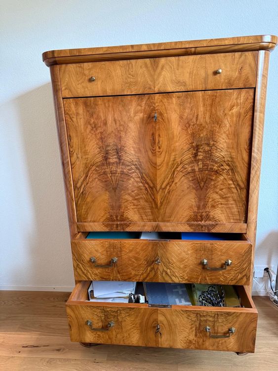 Antiker Sekretär - Epoche Spätbiedermeier 2. Hälfte 19 Jh. (Gebraucht ...