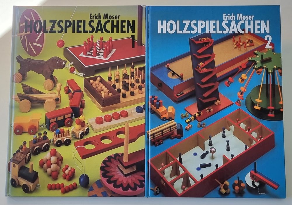 Holzspielsachen 1 + 2 Erich Moser DIY Klassiker Konstruktion (Neu ...