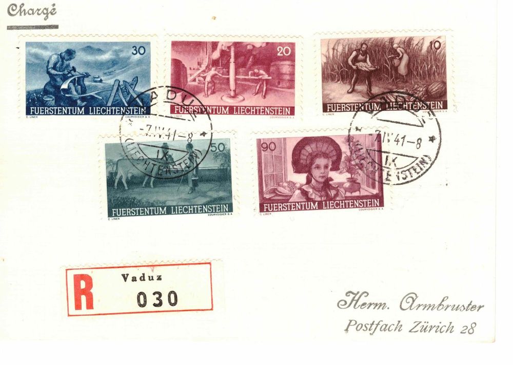 FL 1941 157-161 FDC Kat. 240.- | Kaufen auf Ricardo