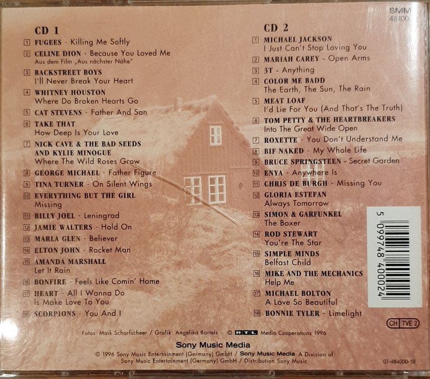 Kuschelrock 10, 2CD Bravo Kuschel Balladen Compilation 1996 (Gebraucht) in Schönenberg TG für ...