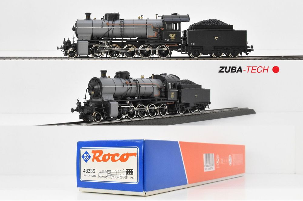Roco 43336 Dampflok C 5/6 Elefant SBB H0 GS Analog mit OVP (Gebraucht ...