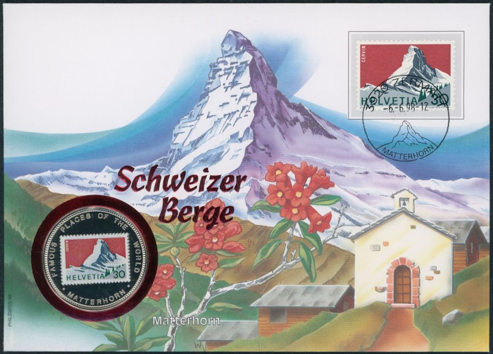 1998 - Schweizer Berge - Numisbrief | Kaufen auf Ricardo
