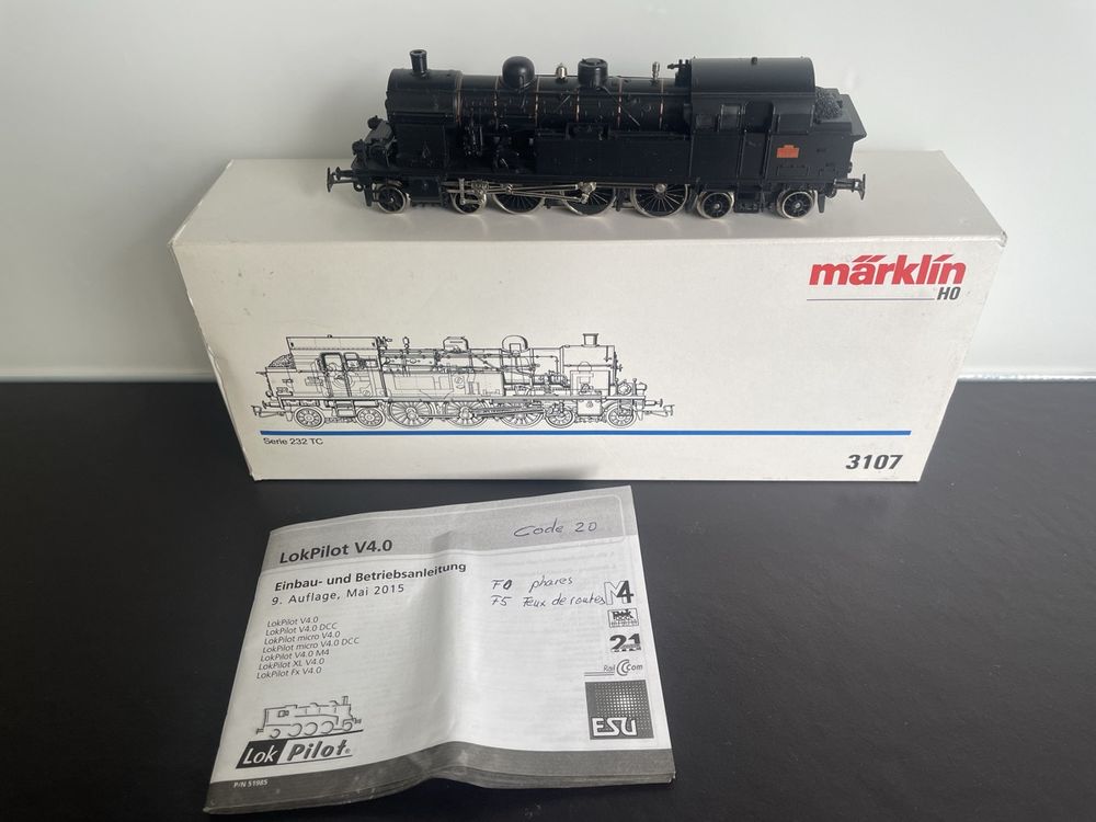Märklin 3107 Dampflok, digitalisiert (Gebraucht) in Glattfelden für CHF ...