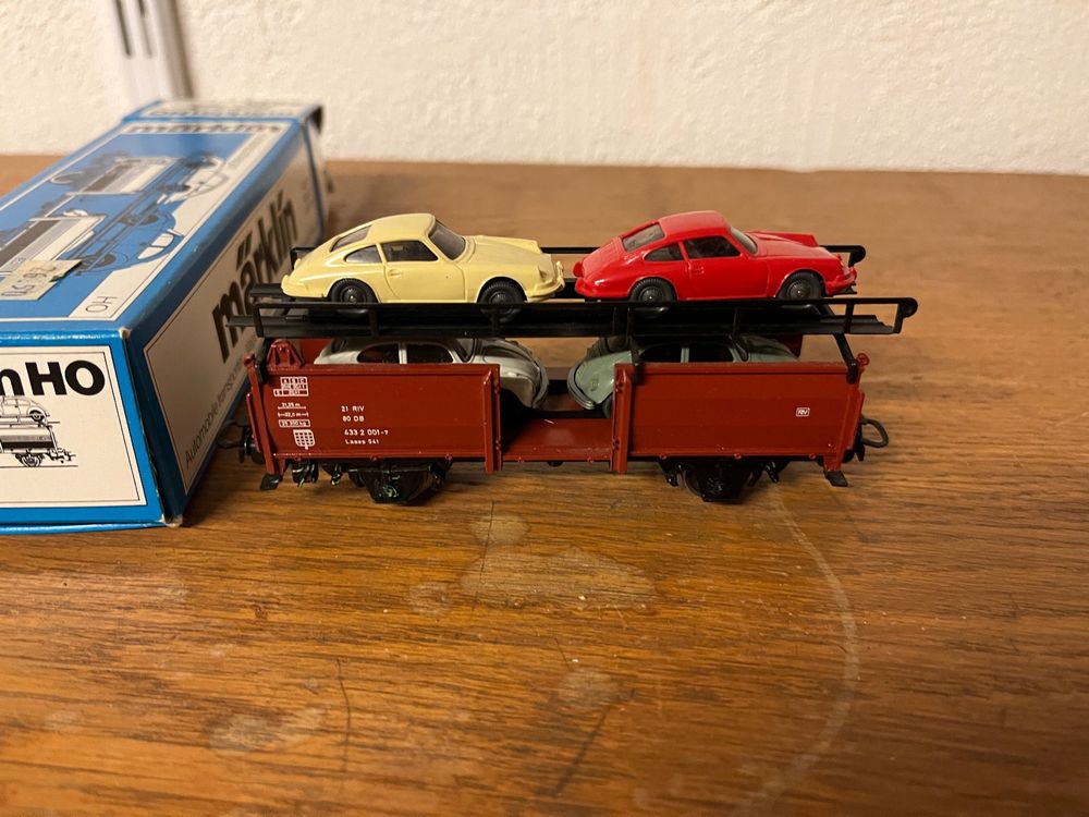 Märklin 4613 Autowagen Porsche Käfer 1978 OVP top Zustand (Gebraucht ...