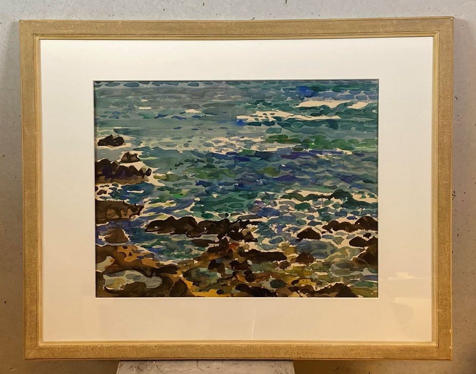 Martin A. Christ - grosses Aquarell (Gebraucht) in Basel für CHF 300 – nur Abholung auf Ricardo ...