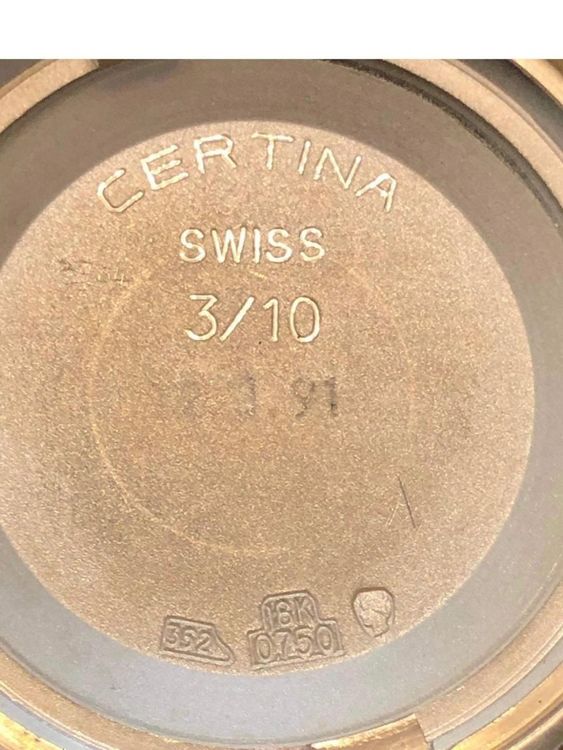 Certina automatic New Art Uhr 18 Karat 750 Gelb Gold (Gebraucht) in Flawil für CHF 690 – mit ...