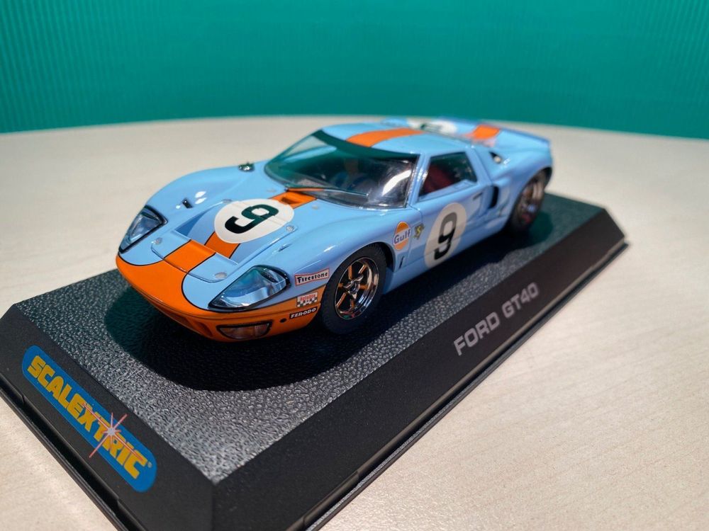 FORD GT40 - No.9 GULF "1968 - 24 h Le Mans" Scalextric - NEU (Neu ...