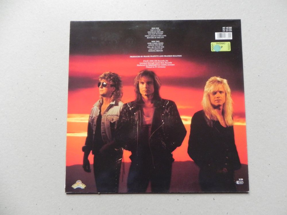 LP USA Rock Band Survivor 1988 Too hot to sleep (Gebraucht) in Siebnen ...