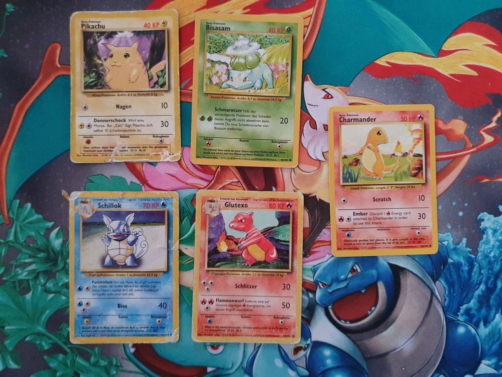 Pokemon Base Set Starter inkl. Pikachu (Gebraucht) in Urdorf für CHF 3 ...