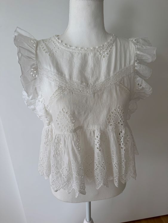 Zara Trf Collection Top, Weiss, Gr. S (Neu (gemäss Beschreibung)) in ...