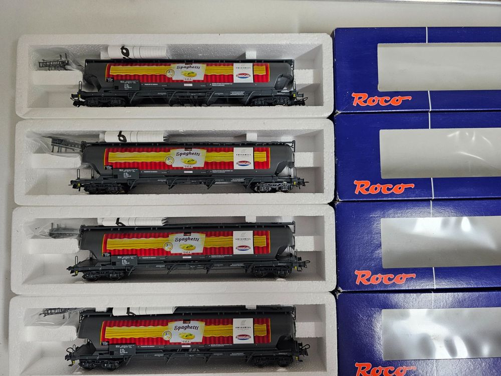 ROCO 47372 X 4 wagons COOP SWISS MILL SNCF dès1.-fr | Kaufen auf Ricardo