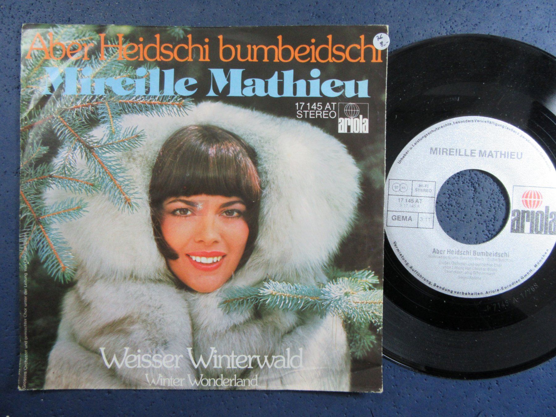 MIREILLE MATHIEU "ABER HEIDSCHI BUMBEIDSCHI"WINTER WONDERLAN (Gebraucht ...