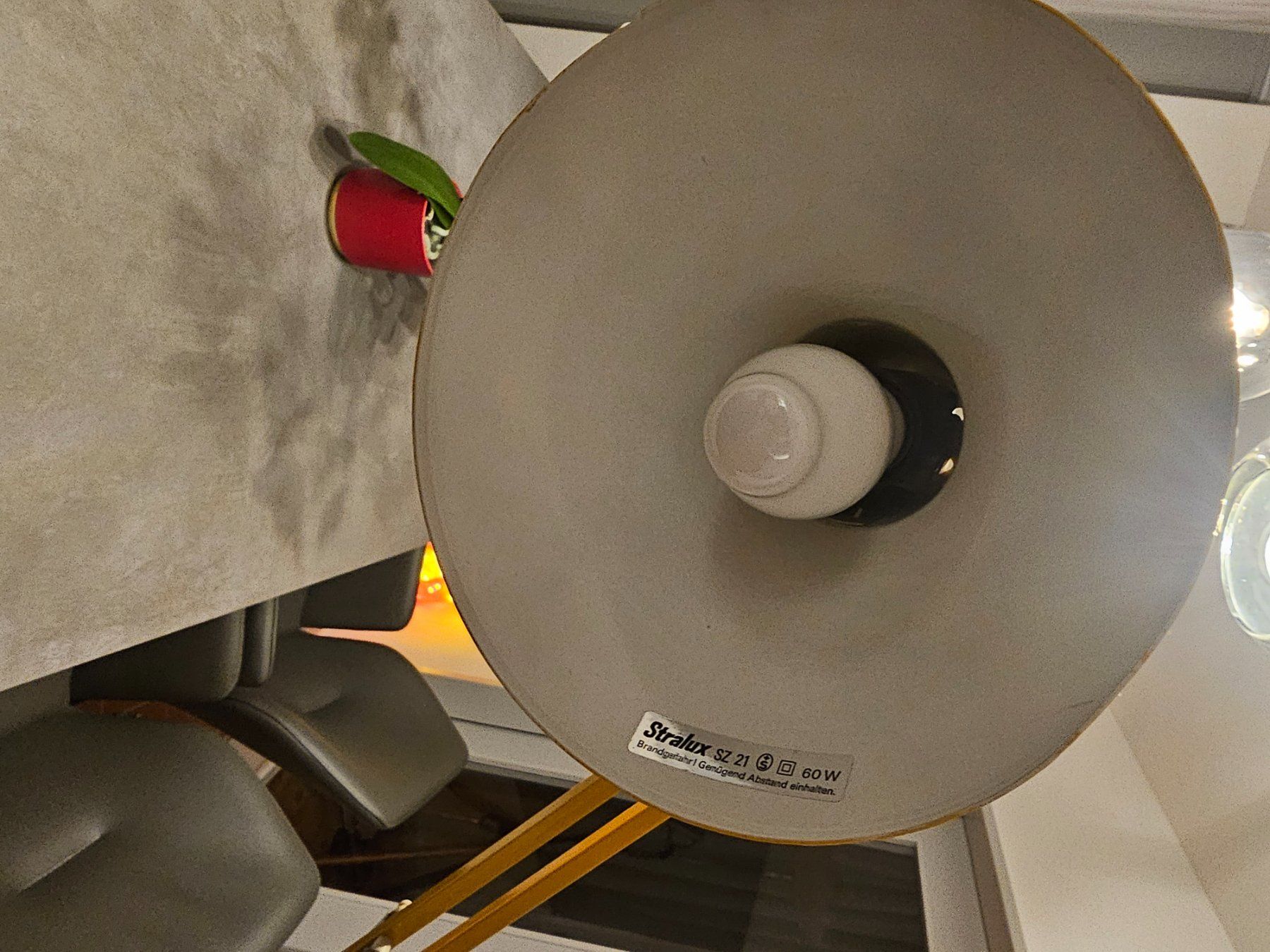 Gelbe Architektenlampe / Schreibtischlampe - Starlux (Gebraucht) in ...