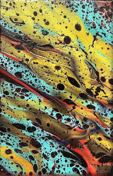 Original Pouring auf Leinwand (Neu und originalverpackt) in Studen BE für CHF 15 – mit Lieferung ...