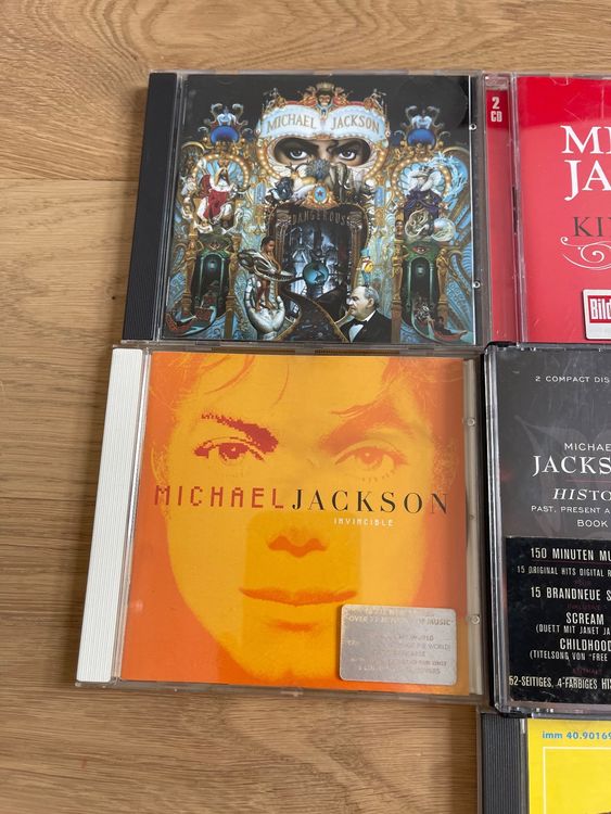 Michael Jackson CD Sammlung 7 Alben/1 Maxi Bad History (Gebraucht) in Birmensdorf ZH für CHF 23 ...