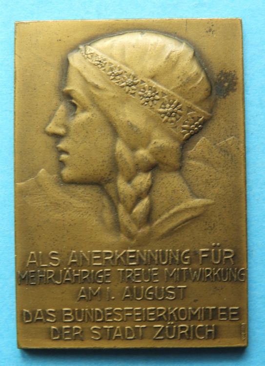 1. August-Abzeichen: Verkäufer-Auszeichnungen Zürich (Gebraucht) in Liesberg-Dorf für CHF 50 ...