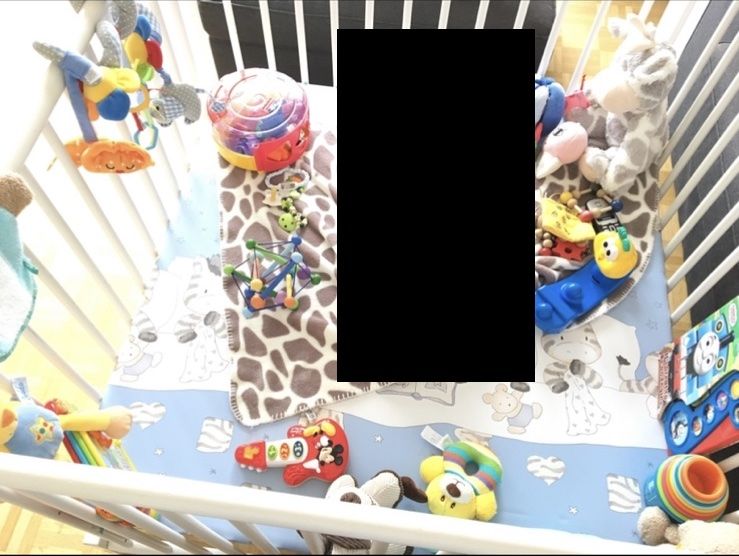 Geuther Laufgitter Holz weiss klappbar, wooden playpen white (Gebraucht ...