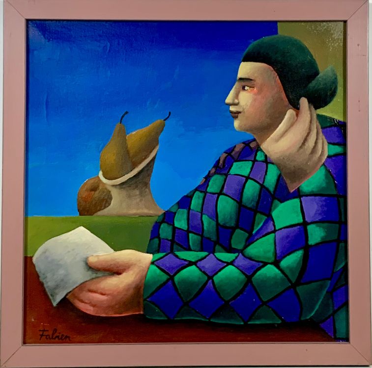 Fabien Gäng (1972) grosses Gemälde (Gebraucht) in Root für CHF 355 ...