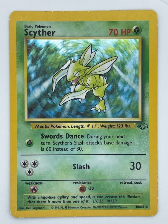 Scyther 10/64 Holo Rare Pokémon Jungle | Kaufen auf Ricardo