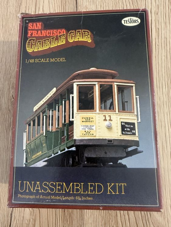 San Francisco Cable Car, Bausatz 1:48, Vintage! (Gebraucht) in ...