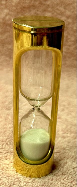 Messing Sanduhr (Gebraucht) in Lengnau AG für CHF 3 – mit Lieferung auf Ricardo kaufen